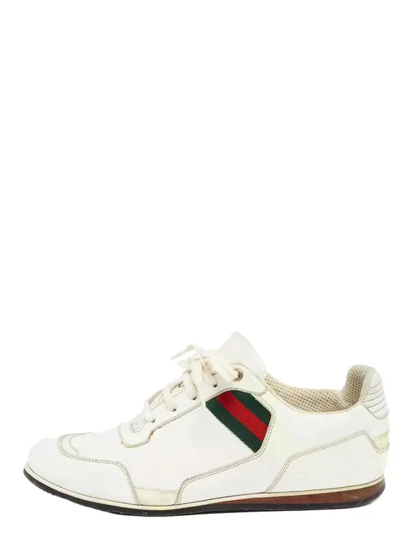 Gucci Web-stripe Sneakers - White
