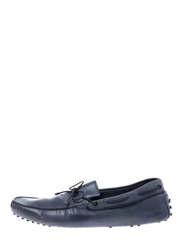 TOD'S Leather Loafers - Grey