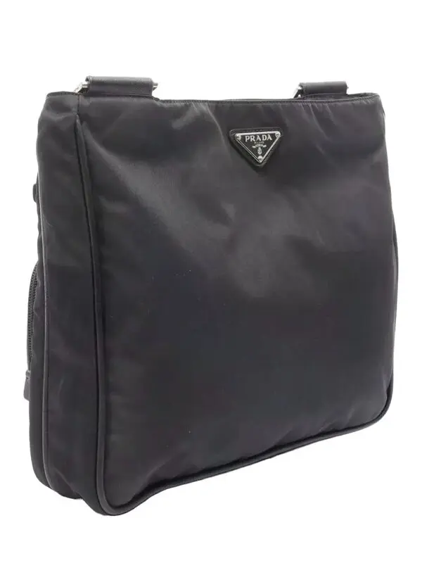 Prada 2000s Re-nylon Shoulder Bag - Black