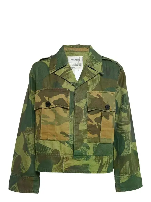 Zadig&Voltaire Camouflage-print Jacket - Green