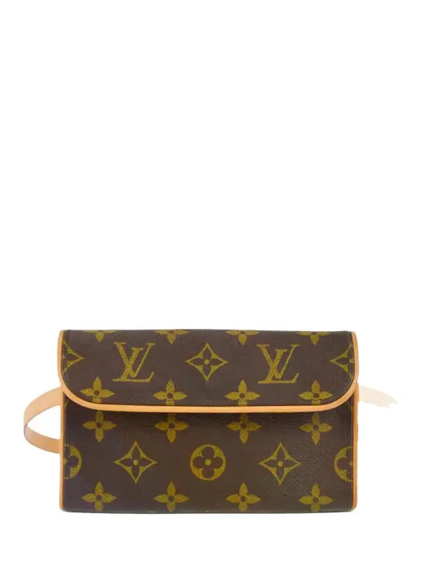 LOUIS VUITTON 2003 Pochette Florentine Belt Bag - Brown