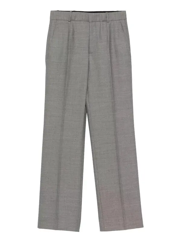 Balenciaga Pre-owned 2000s Wool Trousers - Grey