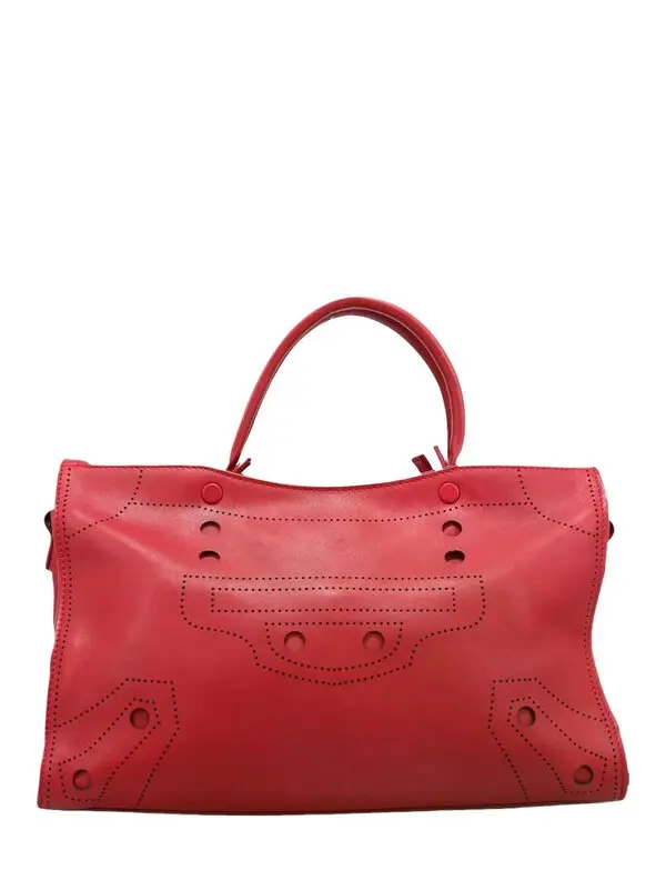 Balenciaga 2020s Blackout Handbag - Red
