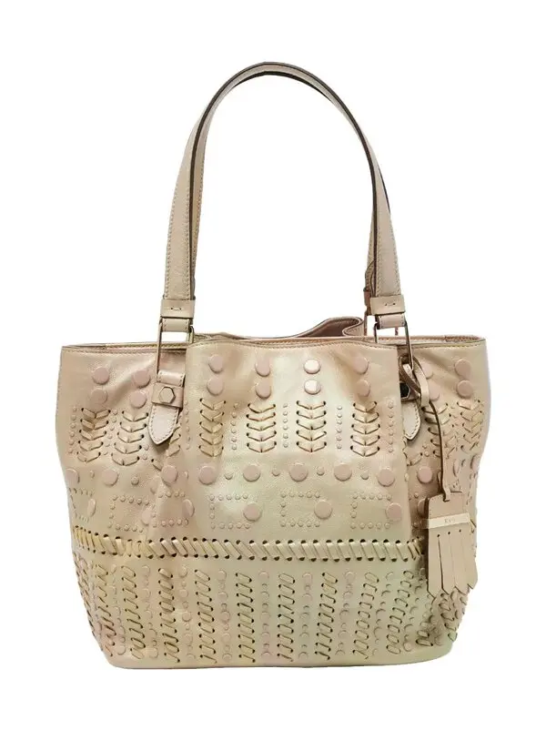 TOD'S Embellished Tote Bag - Neutrals