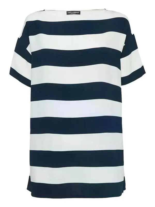Dolce & Gabbana Striped T-shirt - Blue