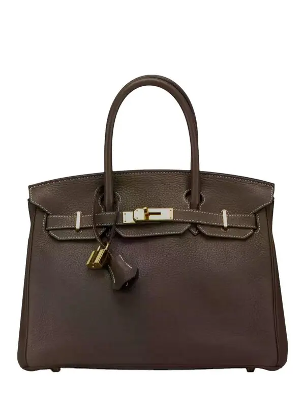 Hermès 2015 Togo Birkin Retourne 30 Handbag - Brown