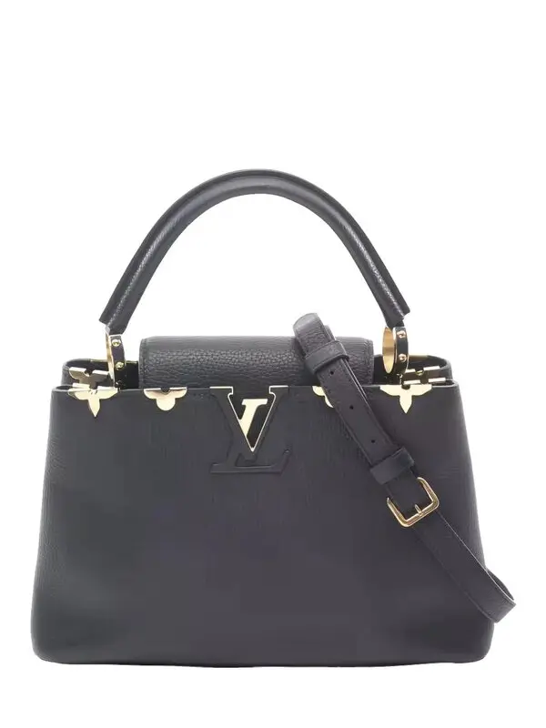 LOUIS VUITTON Capucines Pm Parnassus Handbag - Black