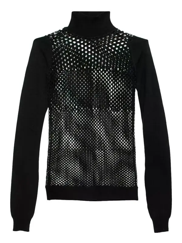 Jean Paul Gaultier Wool Sweater - Black