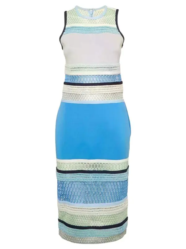 Simkhai Striped Midi Dress - Blue