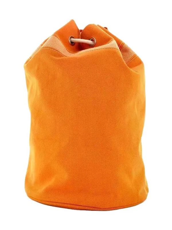 Hermès Saint Malo Hermarin Gm Bucket Bag - Orange