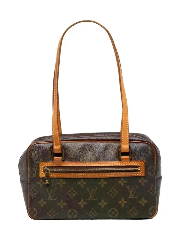 LOUIS VUITTON 2002 Monogram Cite Mm Shoulder Bag - Brown
