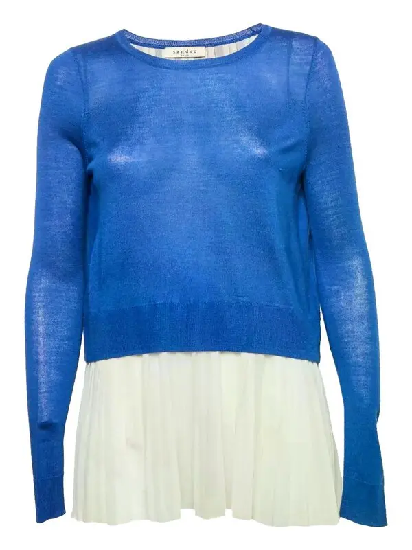 Sandro Layered-design Top - Blue