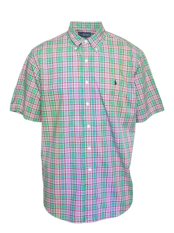 Polo Ralph Lauren Plaid Short-sleeve Shirt - Green