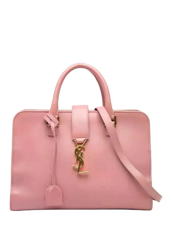 Saint Laurent Monogram Cabas Satchel - Pink