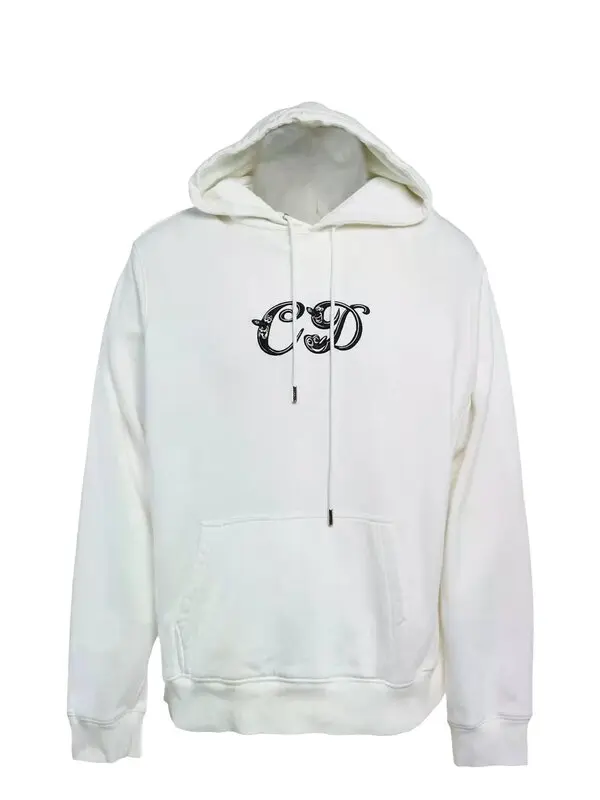 Dior Logo-print Hoodie - White