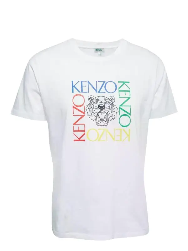 Kenzo Tiger Logo T-shirt - White
