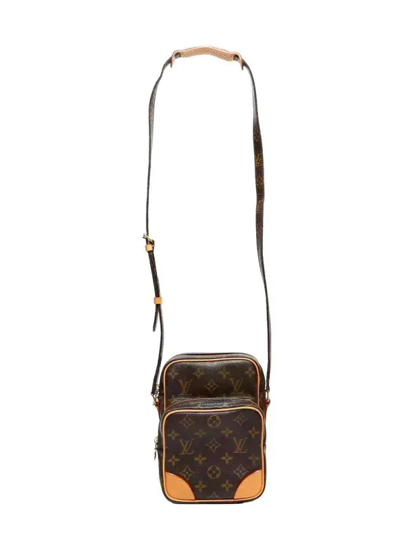 LOUIS VUITTON 2002 Monogram Amazone Shoulder Bag - Brown