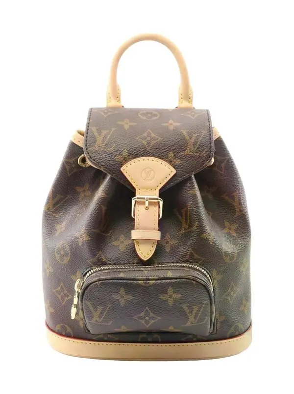 LOUIS VUITTON 2021-2025 Monogram Mini Montsouris Backpack - Brown