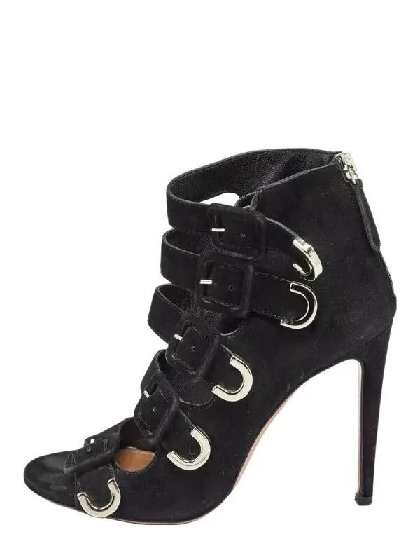 AQUAZZURA 110mm Vendome Strappy Sandals - Black