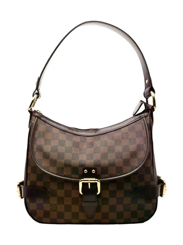 LOUIS VUITTON 2007 Damier Ebene Highbury Shoulder Bag - Brown