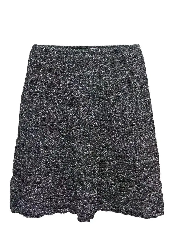 Missoni Knitted Flared Skirt - Grey