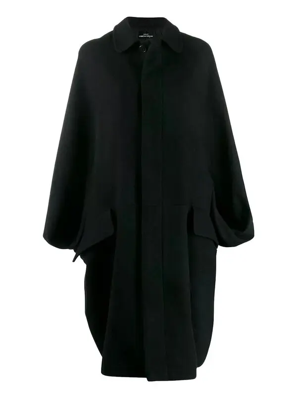 Comme Des Garçons 1996's Cocoon Coat - Black