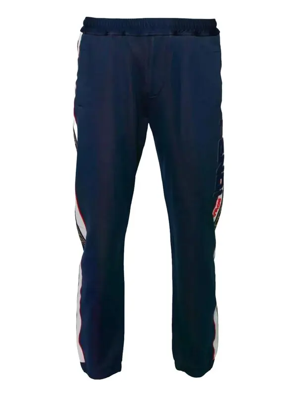 Fendi Monogram-pattern Track Pants - Blue