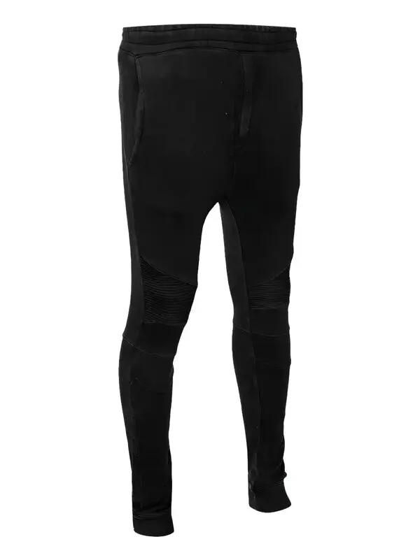 Balmain Cotton Jersey Track Pants - Black