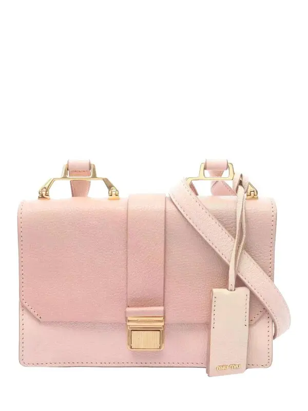 Miu Miu Madras Shoulder Bag - Pink