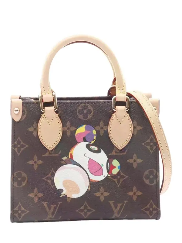 LOUIS VUITTON Takashi Murakami Monogram Panda Onthego Bb Satchel - Brown