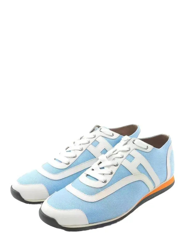Hermès Panelled Sneakers - Blue