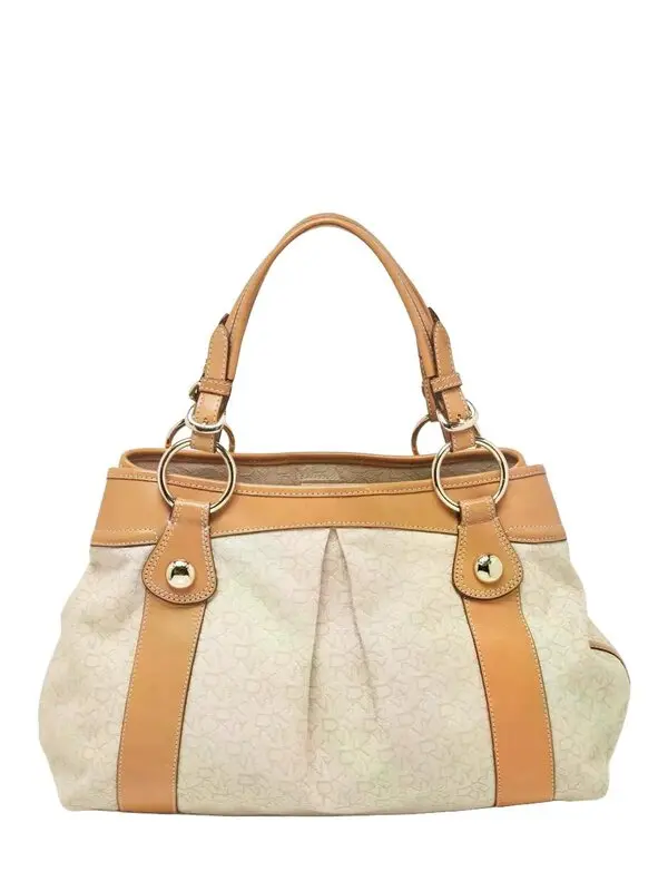 Dkny Vintage Two-tone Tote Bag - Neutrals