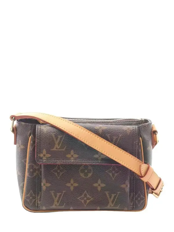 LOUIS VUITTON 2000s Vivacité Pm Monogram Shoulder Bag - Brown