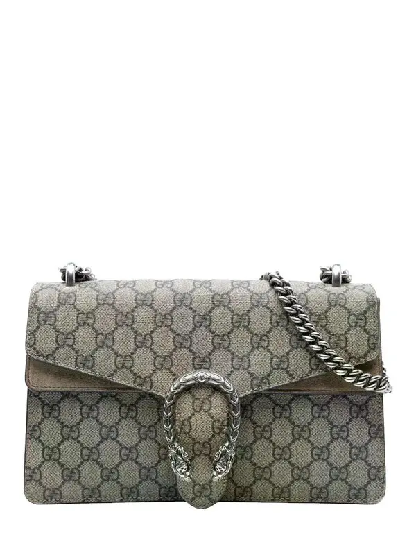 Gucci Gg Supreme Dionysus Shoulder Bag Medium - Brown