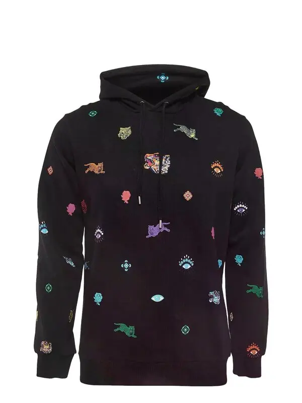 Kenzo Cotton Hoodie - Black