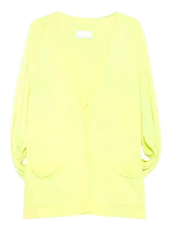 Maison Martin Margiela 1990s Patch-pocket Cardigan - Yellow