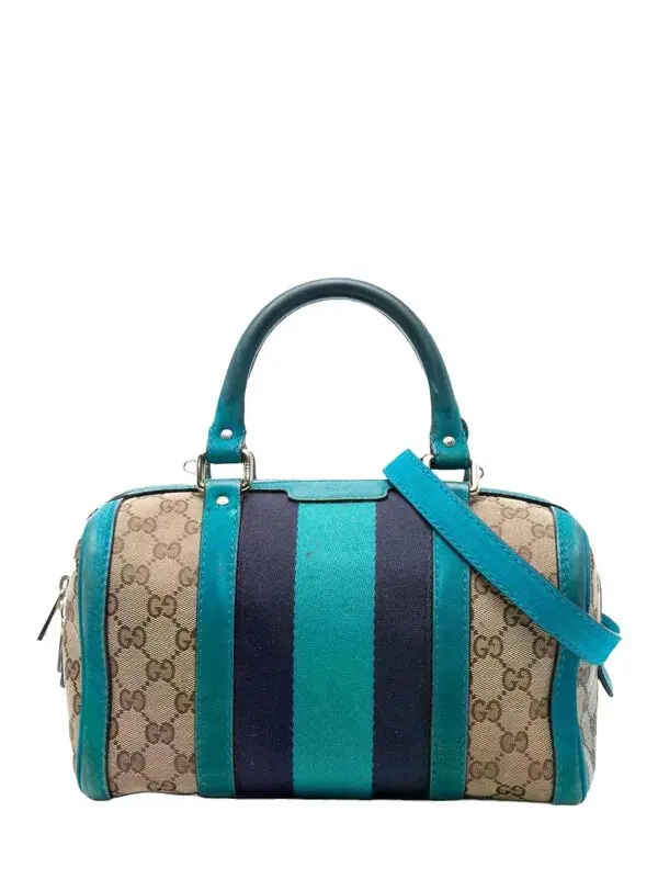 Gucci Web Joy Boston Bag - Brown
