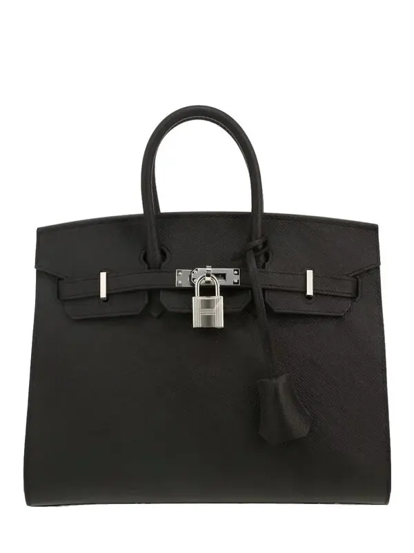 Hermès Birkin 25 Leather Handbag - Black