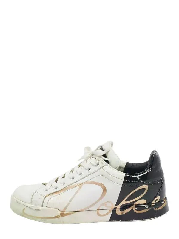 Dolce & Gabbana Panelled Sneakers - White