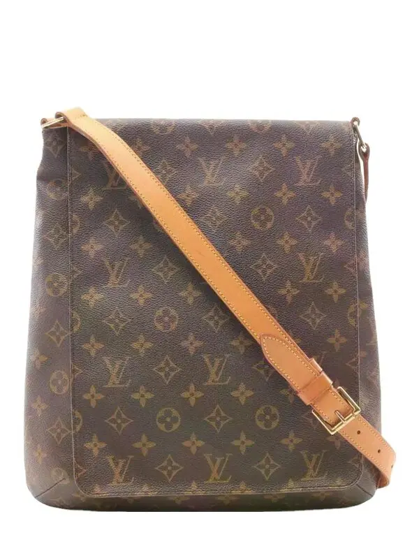 LOUIS VUITTON 2000 Musette Monogram Shoulder Bag - Brown