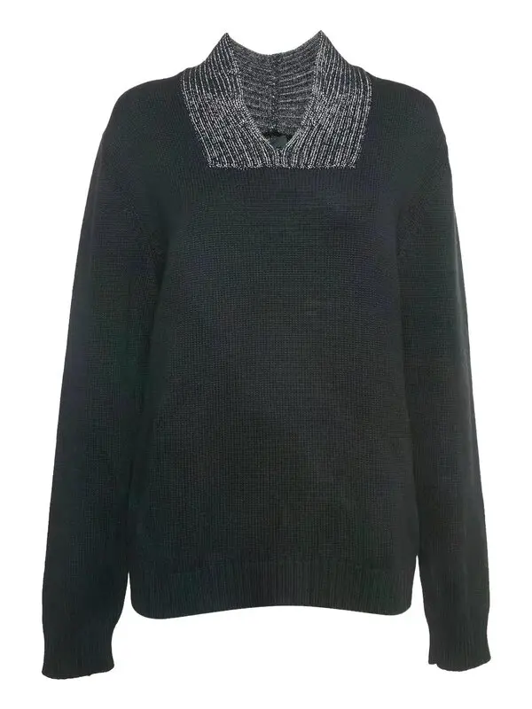 JIL SANDER V-neck Sweater - Black