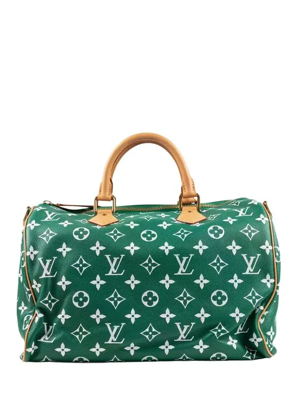 LOUIS VUITTON Speedy Bandouliere 40 Handbag - Green