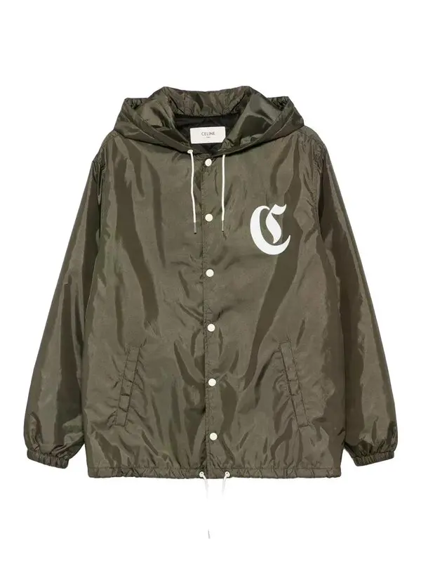 Celine 2000 Hooded Coach Jacket - Green