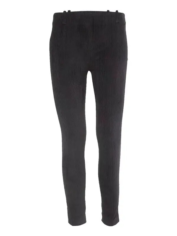 Balenciaga Ribbed Leggings - Black