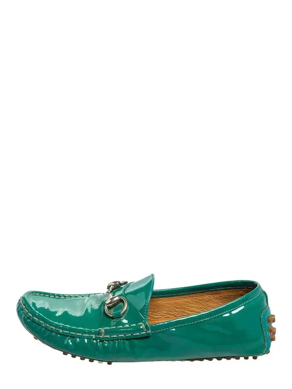 Gucci Horsebit-detail Leather Loafers - Green