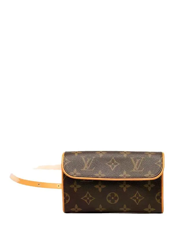 LOUIS VUITTON 2003 Monogram Pochette Florentine Belt Bag - Brown