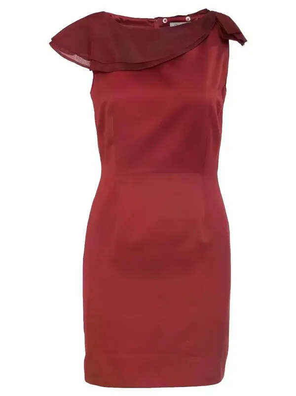 Max Mara Boat-neck Dress - Red