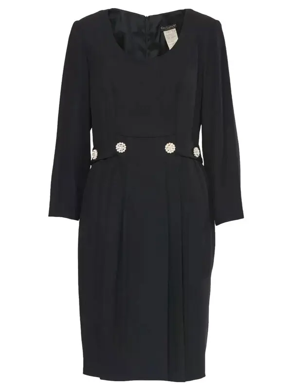 Guy Laroche Belted Midi Dress - Black