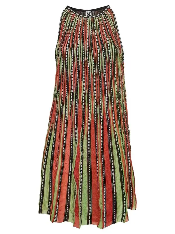 Missoni Knit Alga Bubble Dress - Orange