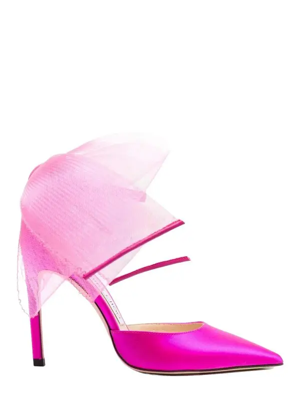 JIMMY CHOO 100mm Averly Heeled Pumps - Pink